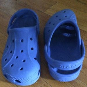 CROCS | Shoes | Blue Childrens Crocs Shoes Size 213 In Euc | Poshmark
